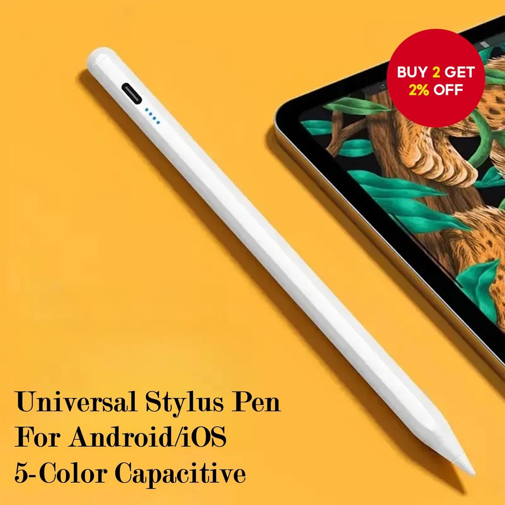 Universal Stylus Pen for Android/iOS - 5-Color Capacitive Touch Screen ...