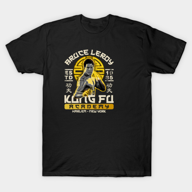 Vintage Bruce Leroy Kung Fu Academy 1985 T-Shirt Authentic Cotton 1 ...