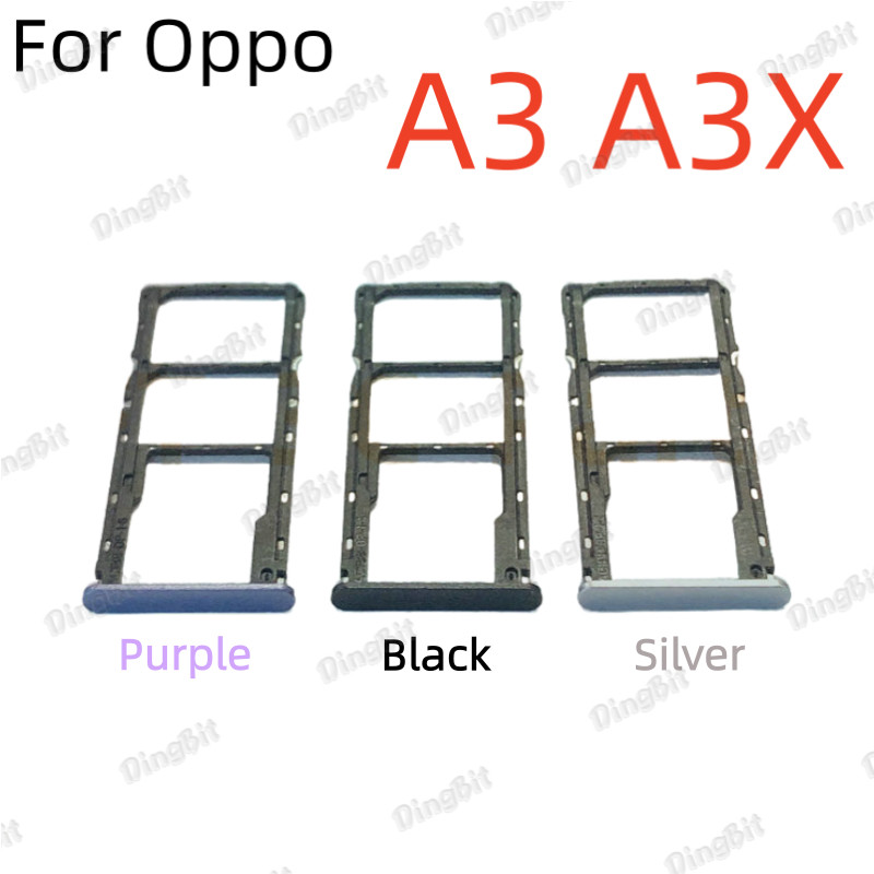 For OPPO A3 A3X 5G Sim Card Tray Card Slot Sim Card Holder Replacement ...