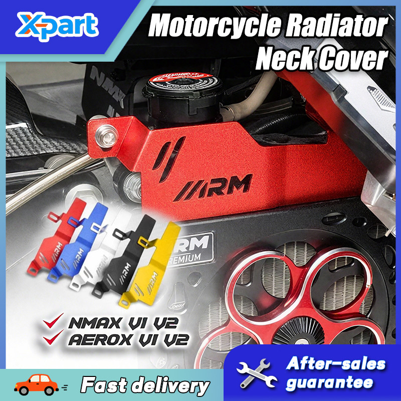 ARM Motorcycle Radiator Cover Full CNC Aluminum For Yamaha Nmax Aerox ...