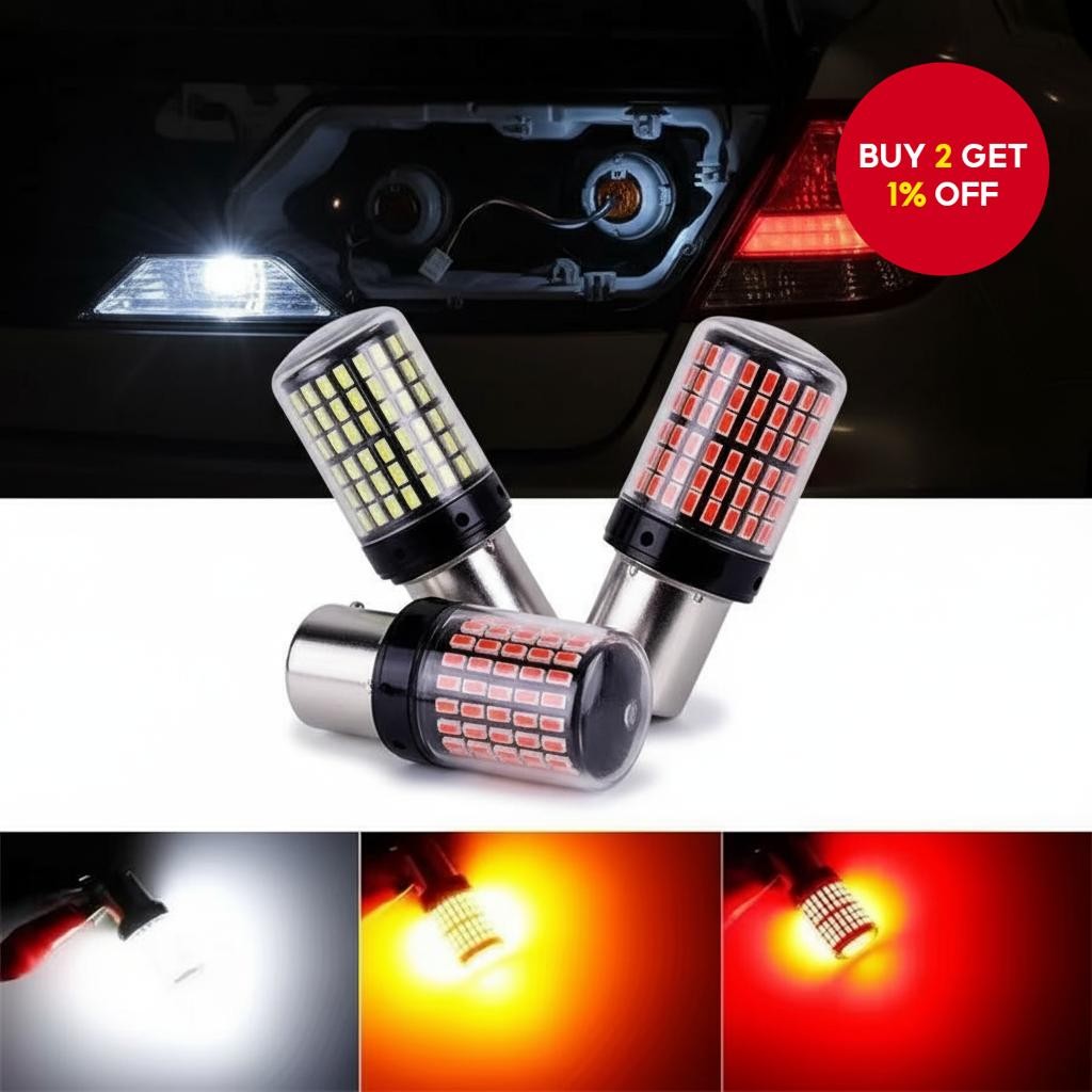 144 LED Ba15s/1156/1157 Bulbs – Turn Signal, DRL, Fog, Tail, Brake ...