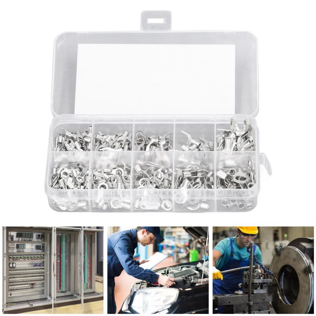 ooidshop Terminal Fork Connector Kit Terminals Type Crimp Yellow Cold ...