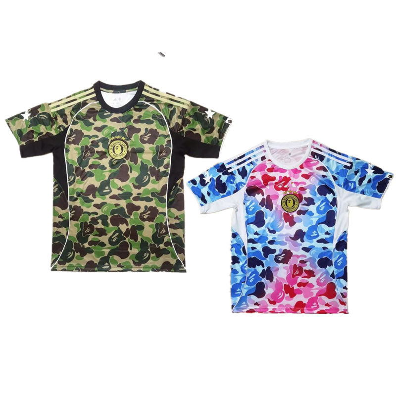 BAPE Soccer Jersey New Style APE HEAD Special Version Football Shirt ...