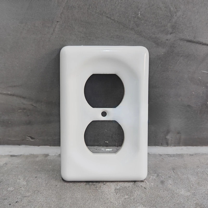 Frames flush-mounted porcelain socket panel ceramic wall socket retro ...