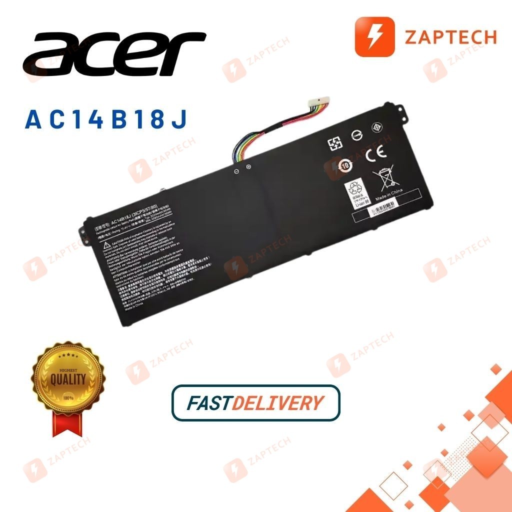 AC14B18J AC14B13J Battery for Acer Aspire ES1-511 ES1-512 V3 V3-111 ...