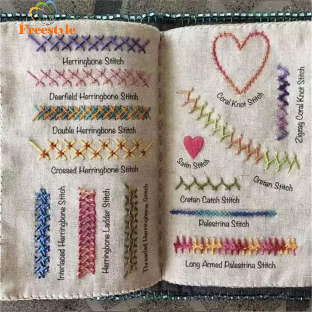 Embroidery Stitch Book A Comprehensive Guide To Sewing and Embroidery ...