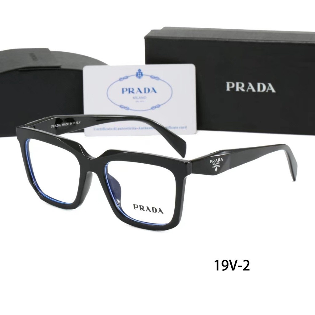 Prada New Style Glasses Plate Full Frame Men Women Casual Glasses ...
