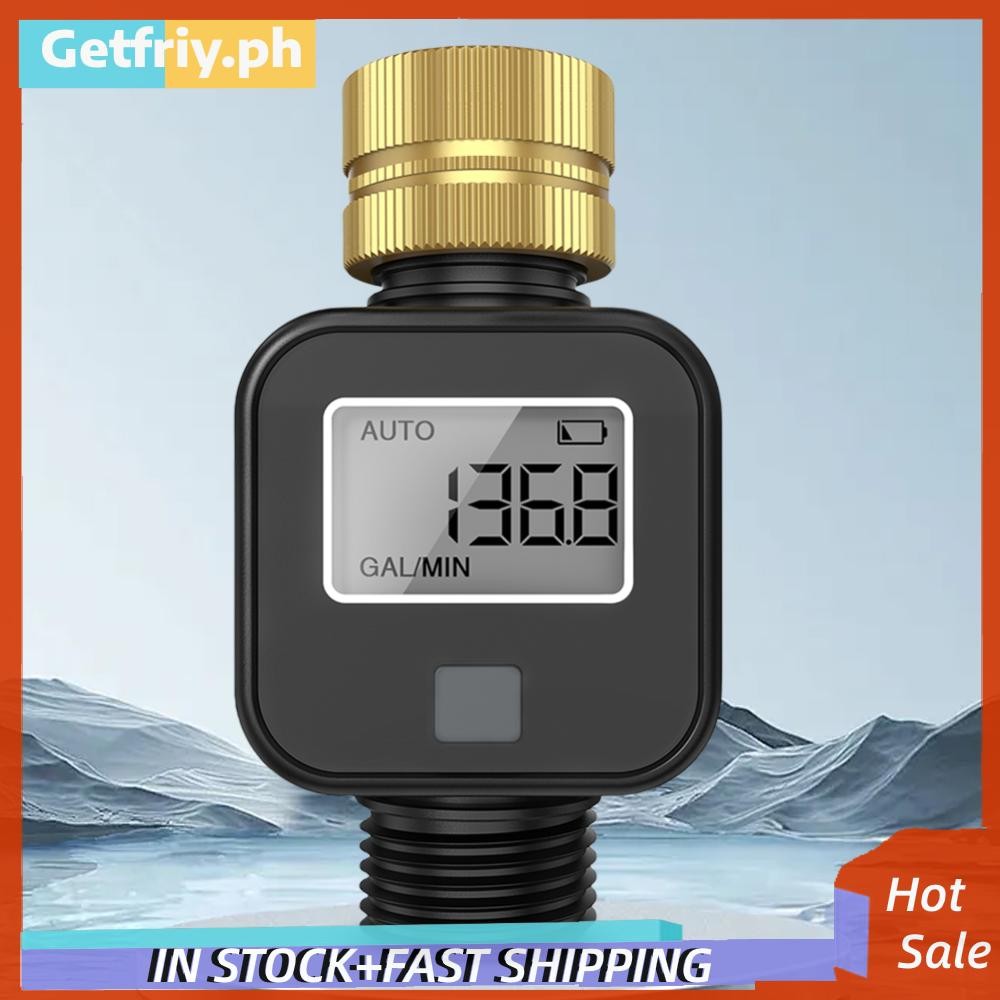 Digital Water Flow Meter IPX5 Waterproof Water Consumption Test Meter ...