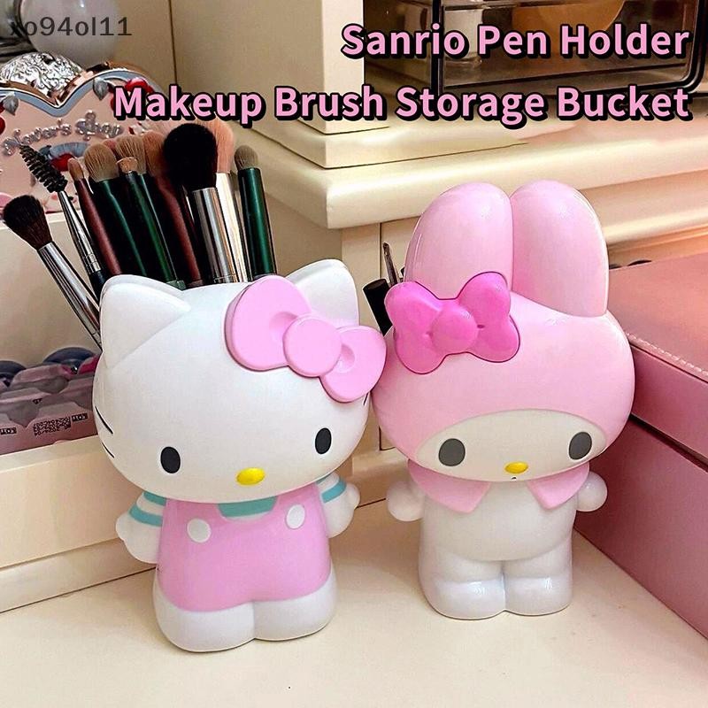 OL Sanrio Hello Kitty Pen Holder Anime My Melody Stationery Makeup ...