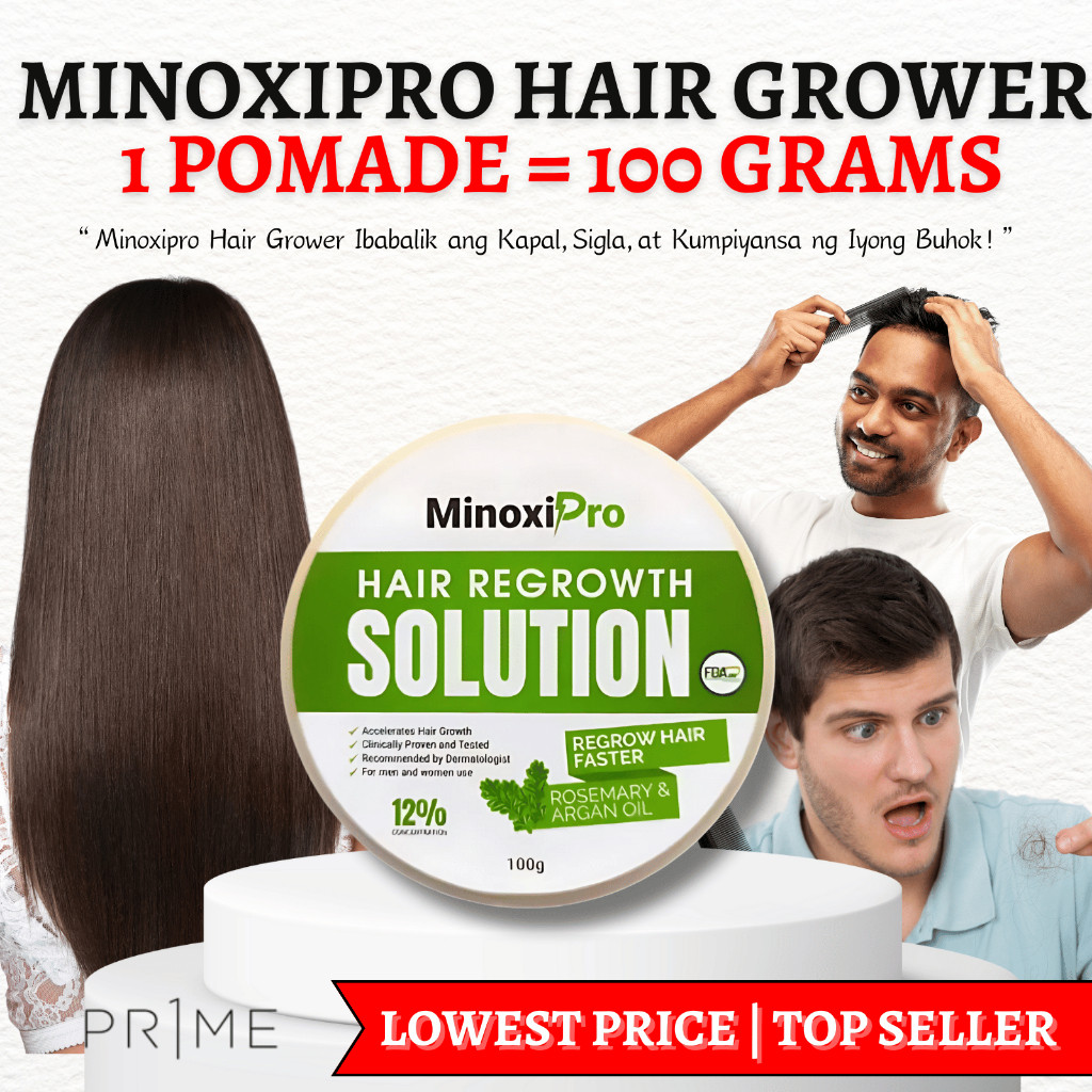 Minoxipro Hair Grower l Hair Regrowth Solution l Scalp Protection l ...