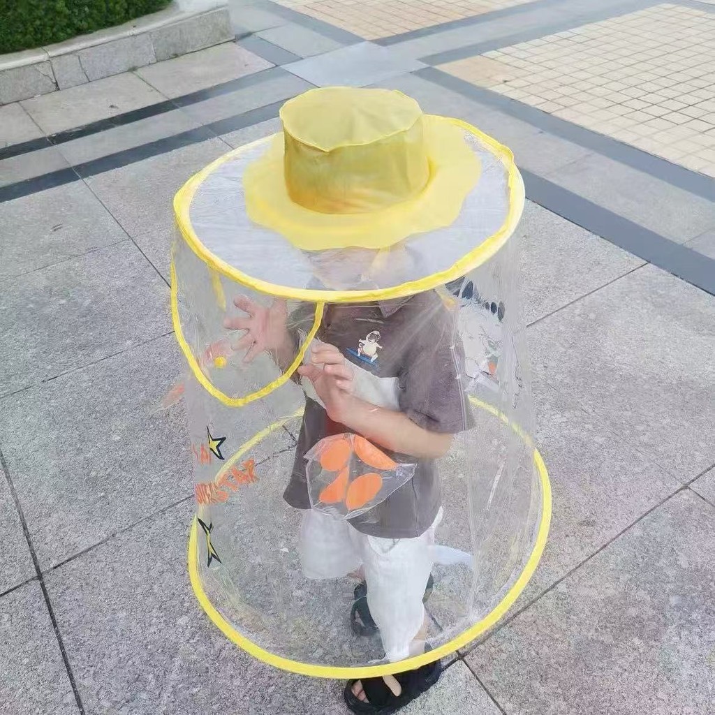 Cloak Raincoat Adult Children Wear Play Mobile Phone Eating Poncho ...