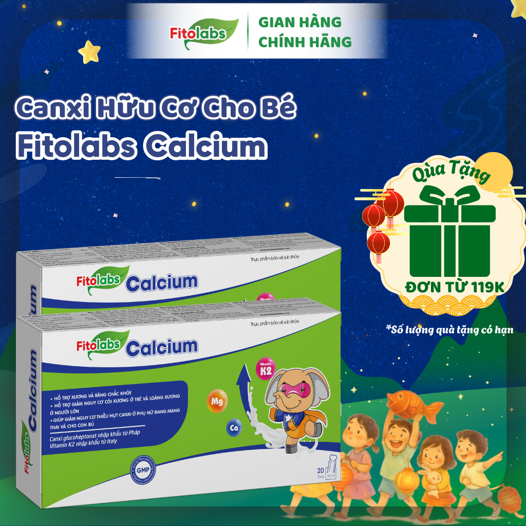 [COMBO]Organic Calcium for Babies Calcium FITOLABS Helps Strong Bones ...