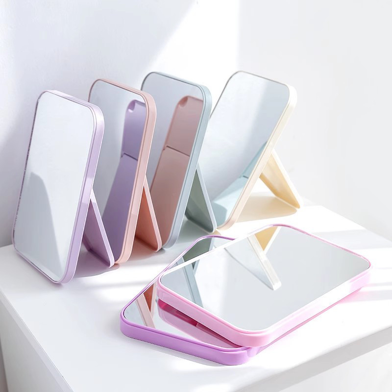 Makeup Mirror Rectangular Vanity Cosmetic Mirror Square Single-sided ...