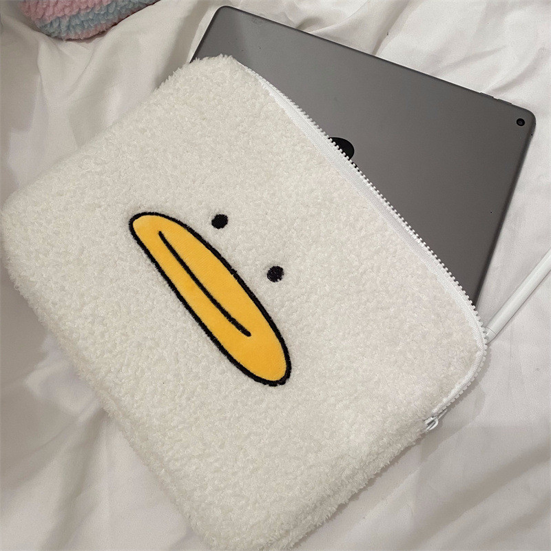 Korea Korea Plush Embroidered Yellow-Billed Duck ipad Tablet ...