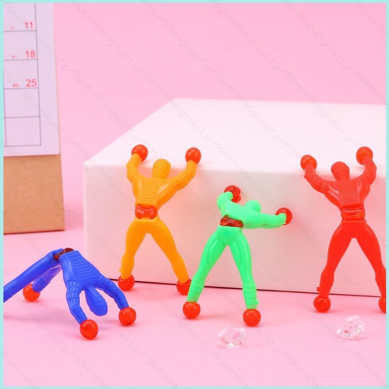 pn Kids Toy Sticky Wall Climbing Flip Rolling Spider Man Climber ...