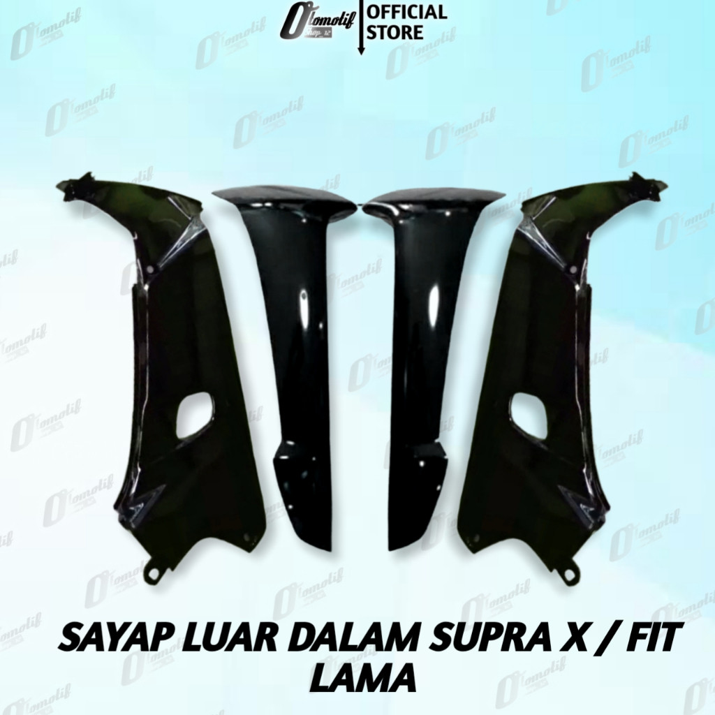 Front Body Wing Outer Wing Inner Wing Supra x 100 Supra Fit old Black ...
