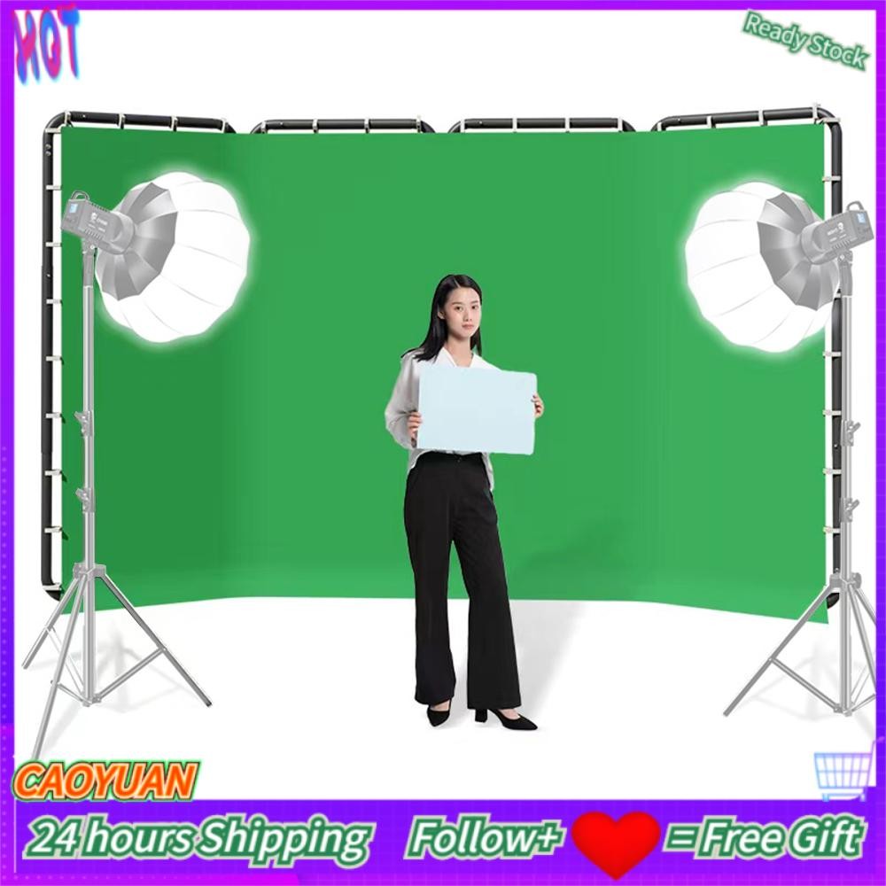 caoyuanstore-ph 2.4x4M/ 7.87x13.12FT Large Collapsible Backdrop Stand ...