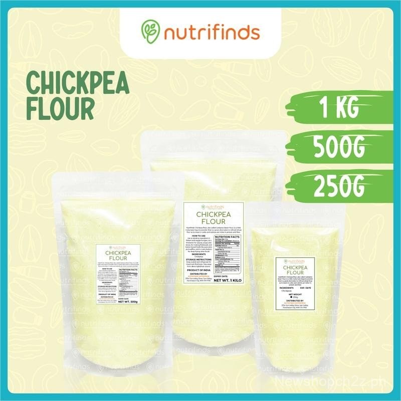 Nutrifinds Chickpea Flour (Gram, Besan, Garbanzo) - Bulk | Shopee ...