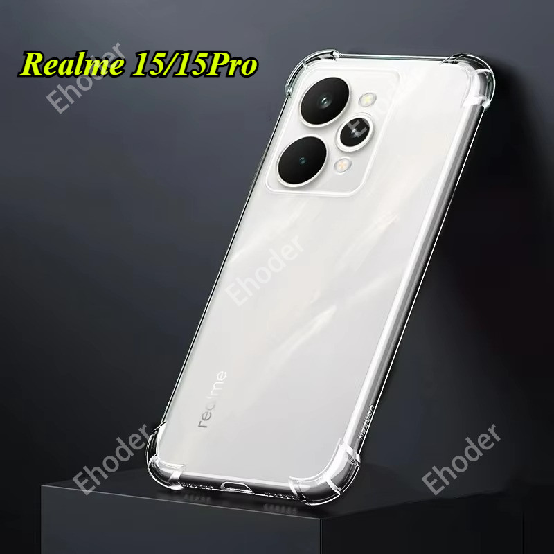 Shockproof Clear Casing For Realme 15 Pro 15T 5G 2025 Phone Case Clear ...