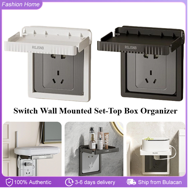 Power Socket Storage Rack Living Room Switch Wall Mounted 86 Socket ...