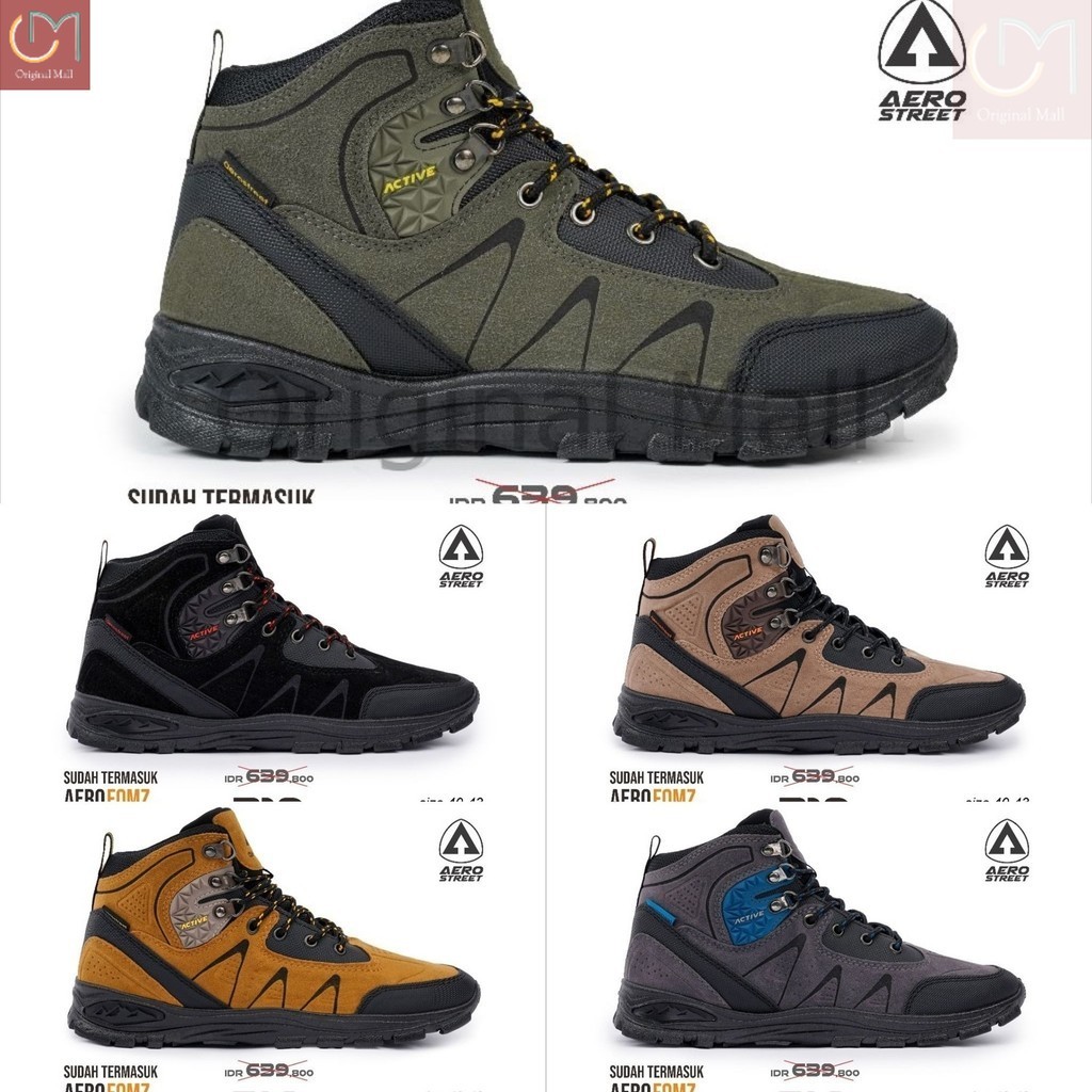 Aerostreet 37-44 Active High Men's and Women's Hiking Sport Sneakers ...