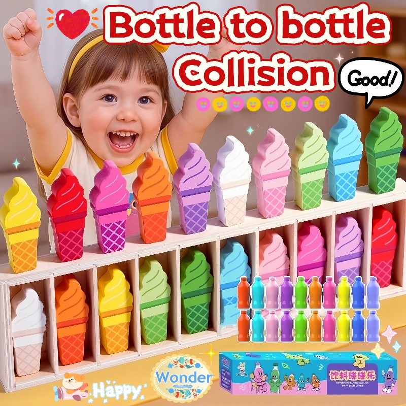 Bottle Matching Game Memory Pairing Game Drink Bottle Color Sorting Cup ...