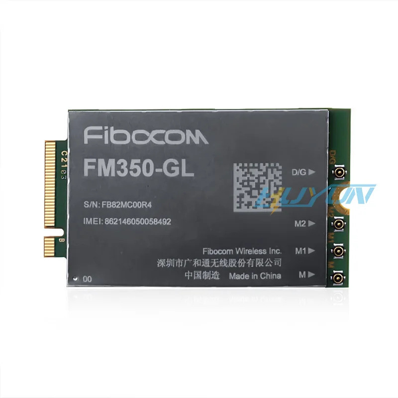 Fibocom FM350-GL 5G LTE WCDMA M.2 Module NR Sub6 4.67Gbps For Laptop ...