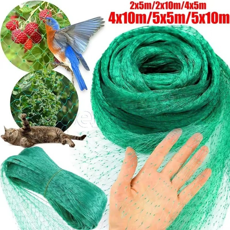 Green Anti-Bird Net Mesh - Garden Plant Netting Protect - Plants and ...