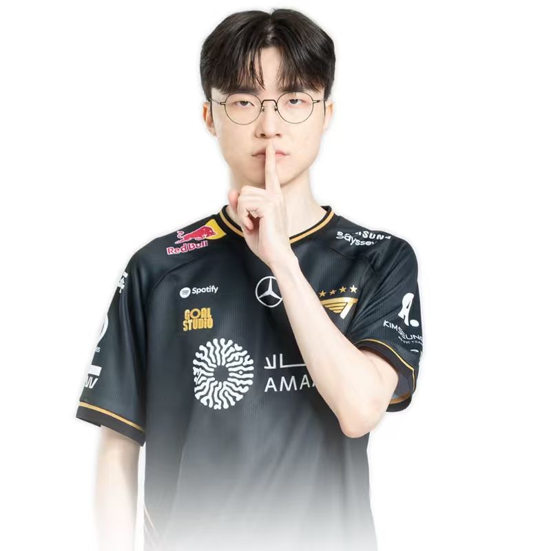 [Exclusive First Release] LOL 2025 "FAKER" Same Five-star Shirts,T1 ...