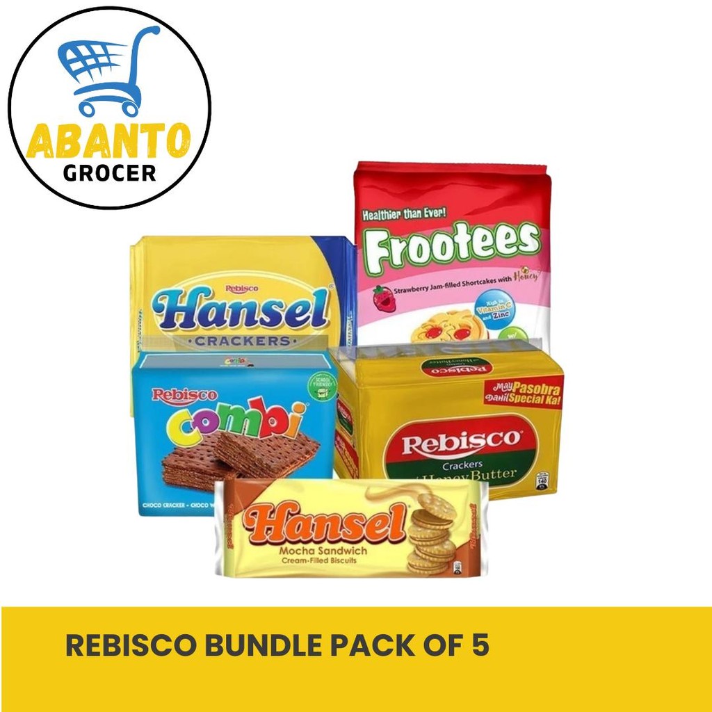 Rebisco Bundle Pack of 5 (See Photo) | Shopee Philippines
