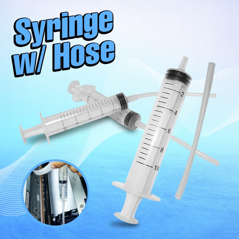 Printer Cleaning Kit Syringe with Hose & 100ml Cuyi Cleaning Solution ...
