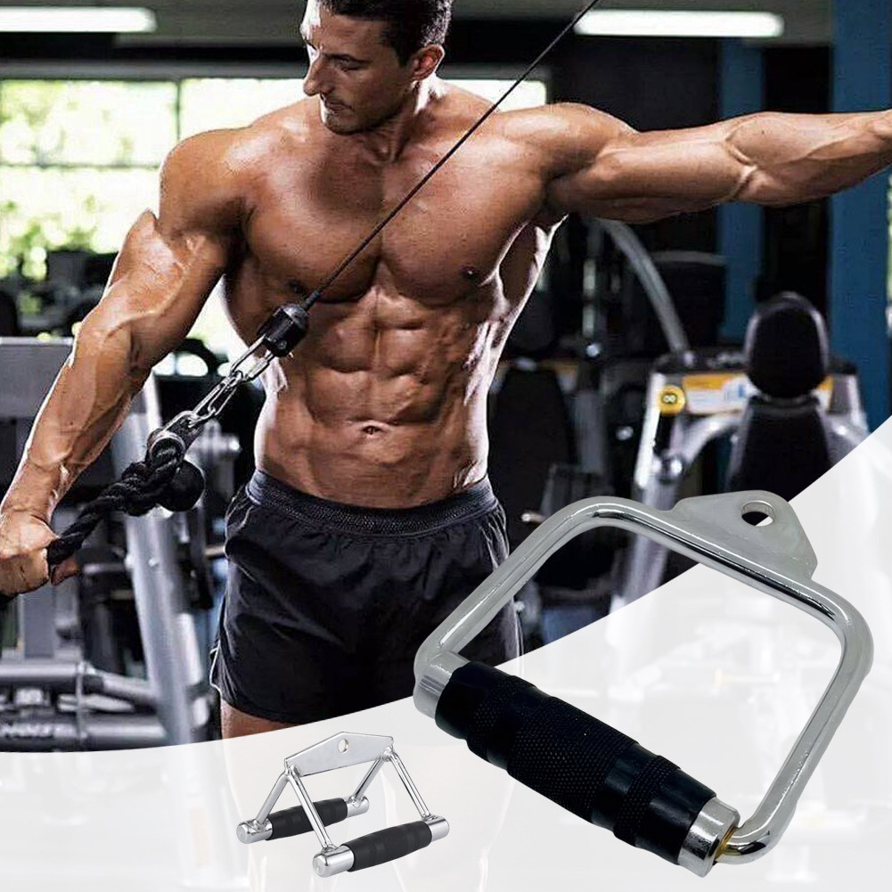 [Local delivery] Heavy Duty Cable Machine Attachment Grip with Rubber ...