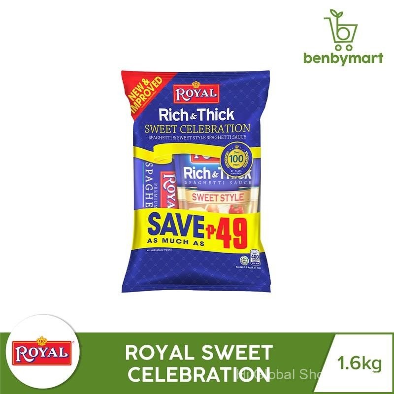 ROYAL Sweet Celebration: Royal Spaghetti Pasta 700g + Royal Sweet ...