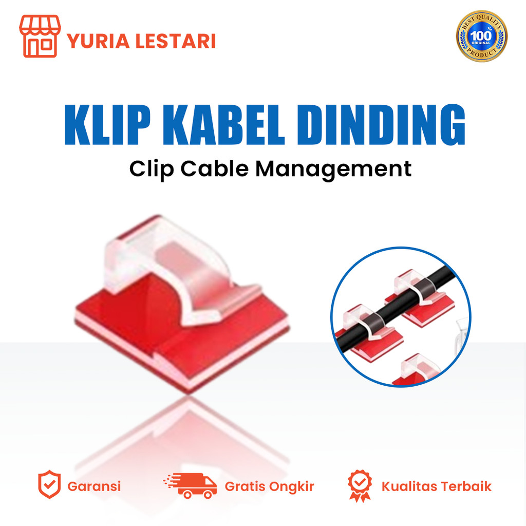 Wall Cable Clip table/ Cable clamp fastener Clip Cable Management ...