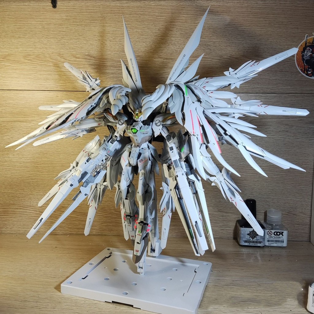 Gundam Model Taipan 8827 Snow White FIX Fluffy Wings 1/100 Modified ...