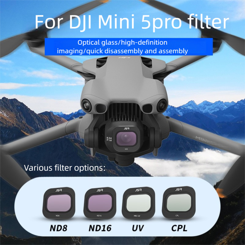 Compatible with DJI Mini 5 Pro drone filters, professional aerial ...