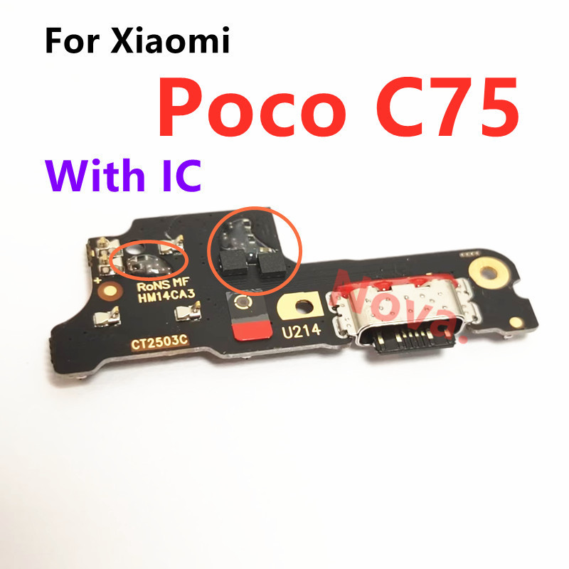 Fast Charging Board For Xiaomi Poco C75 USB Charger Dock With IC Mobile ...