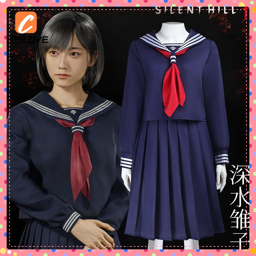 Silent Hill F Shimizu Hinako Cosplay Clothing Full Set Costume Outfits ...