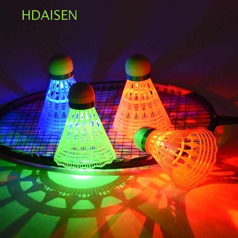 HDAISEN LED Badminton, Lighting Balls Light-up Luminous Badminton Balls ...