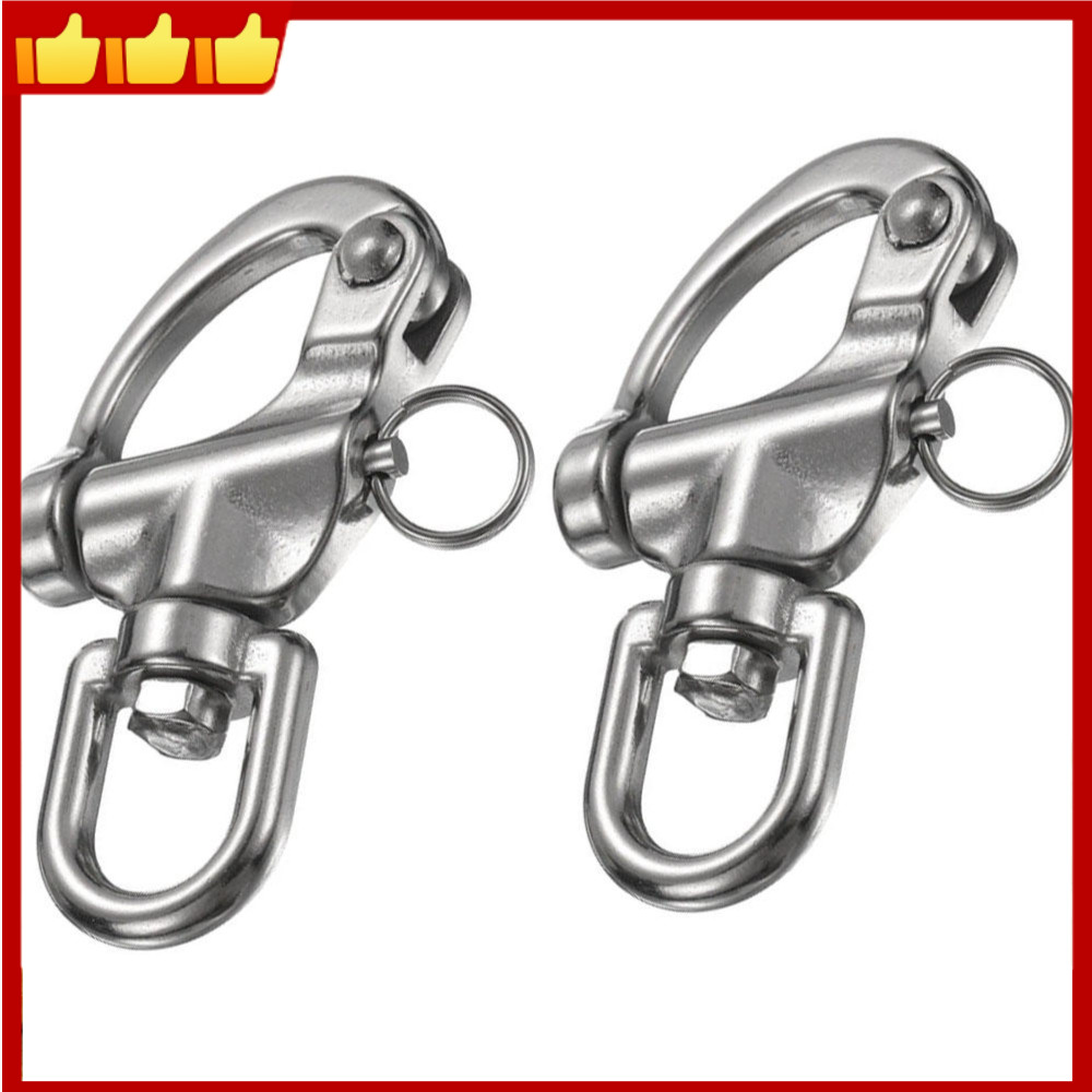 2pcHigh Temperature Resistant 87mm Shackle Electroplated Finish Quick ...