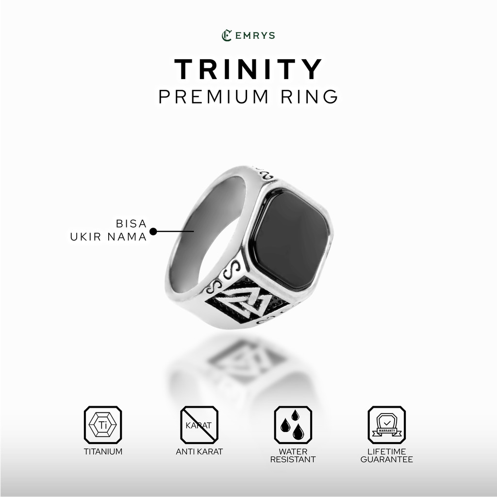 BUY 1 FREE Emrys TRINITY Premium Waterproof, Rust-Resistant Titanium ...