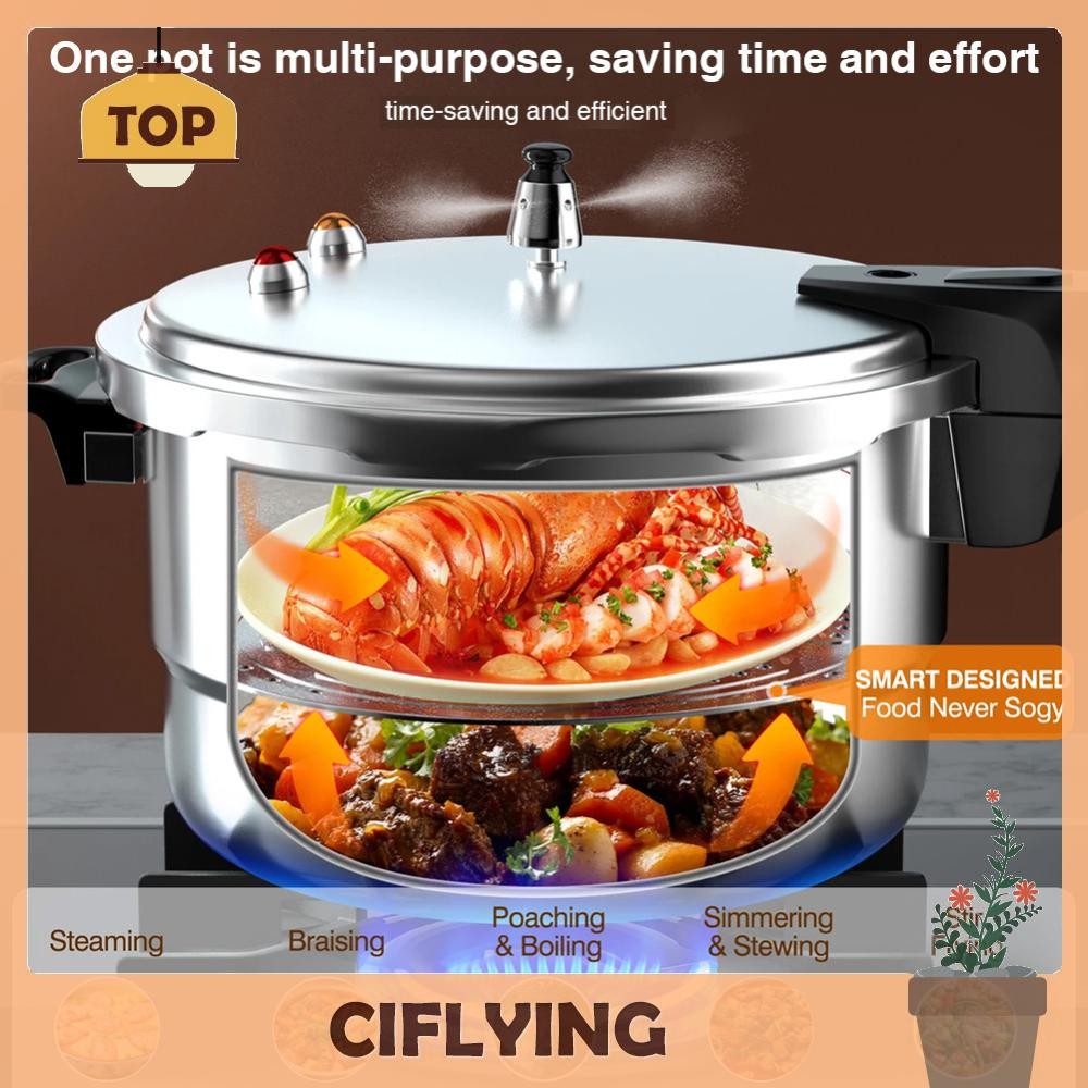 Aluminum Pressure Cooker with Steaming Plate Small Pressure Cooker ...
