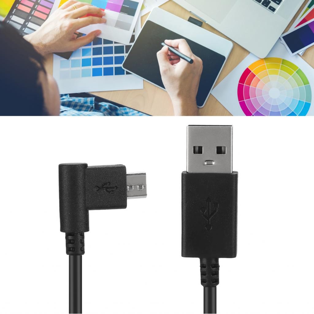 skill Vikye USB to Micro Charging Cable 5.9ft PVC Plated Drawing Tablet ...