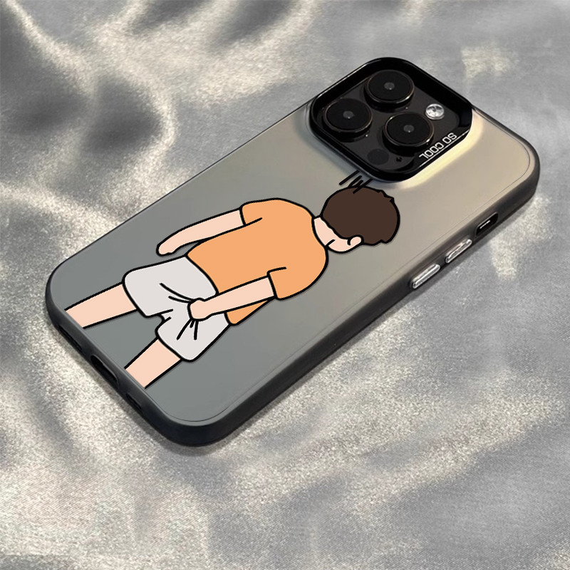 C0056 Funny boy Casing for iPhone 16 11 13 15 12 14 Pro Max XR X Xs Max ...