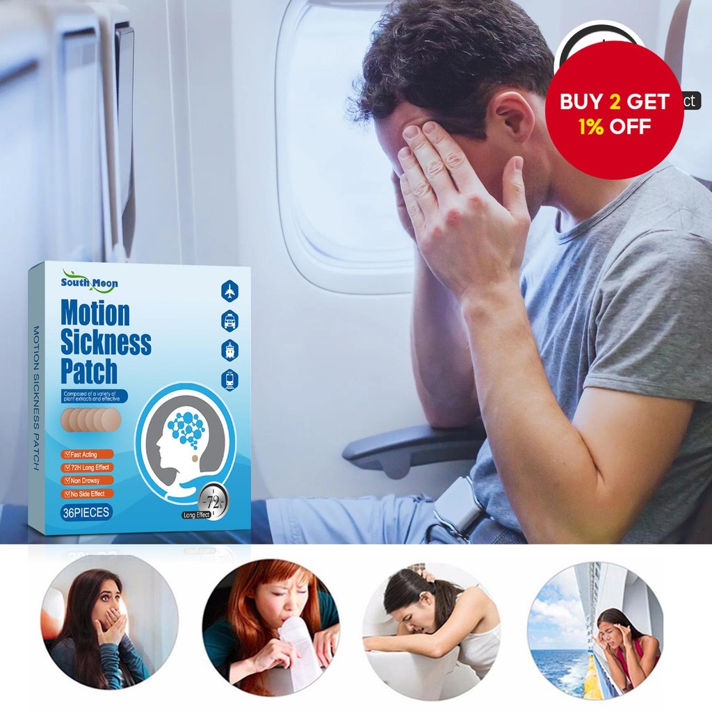 36pcs Motion Sickness Patch Herbal Medical Patch Car Sickness Travel ...