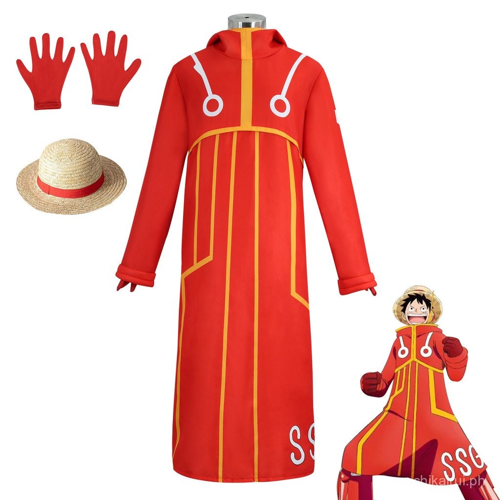 One Piece Cos Clothes Monkey D. Luffy Egghead Future Island Animation ...