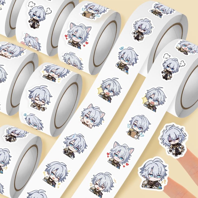 500Pcs/Set Game Cartoon Honkai: Star Rail Stickers Cute Khaslana ...
