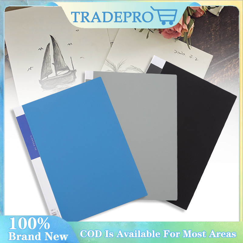 A3 Data Book Folder Office Data Display Book Plastic File Folder Book ...