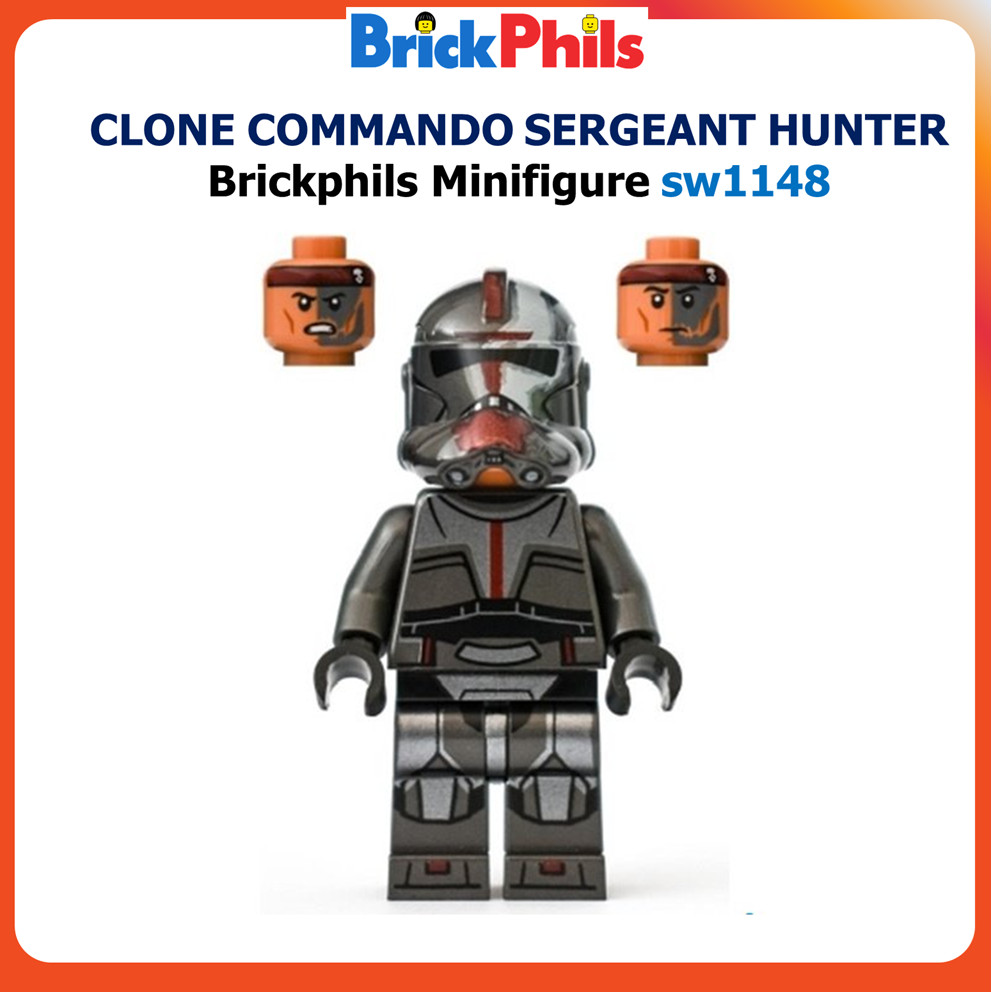 Brickphils Star Wars Minifigure sw1148 Clone Commando Sergeant Hunter | Shopee Philippines