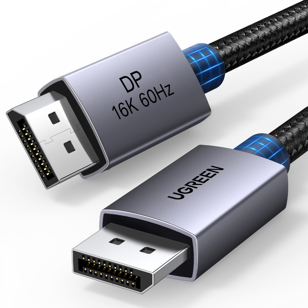 UGREEN 2.1 DP2.0 80Gbps DisplayPort Cable Supports 16K @ 60Hz 8K @ 240Hz 4K @ 240Hz HDR, HDCP ...